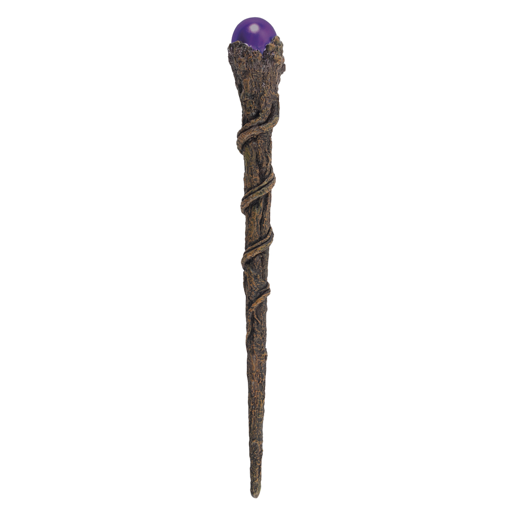 Branch Wand with Purple Sphere - Conscious Cosmos Academy